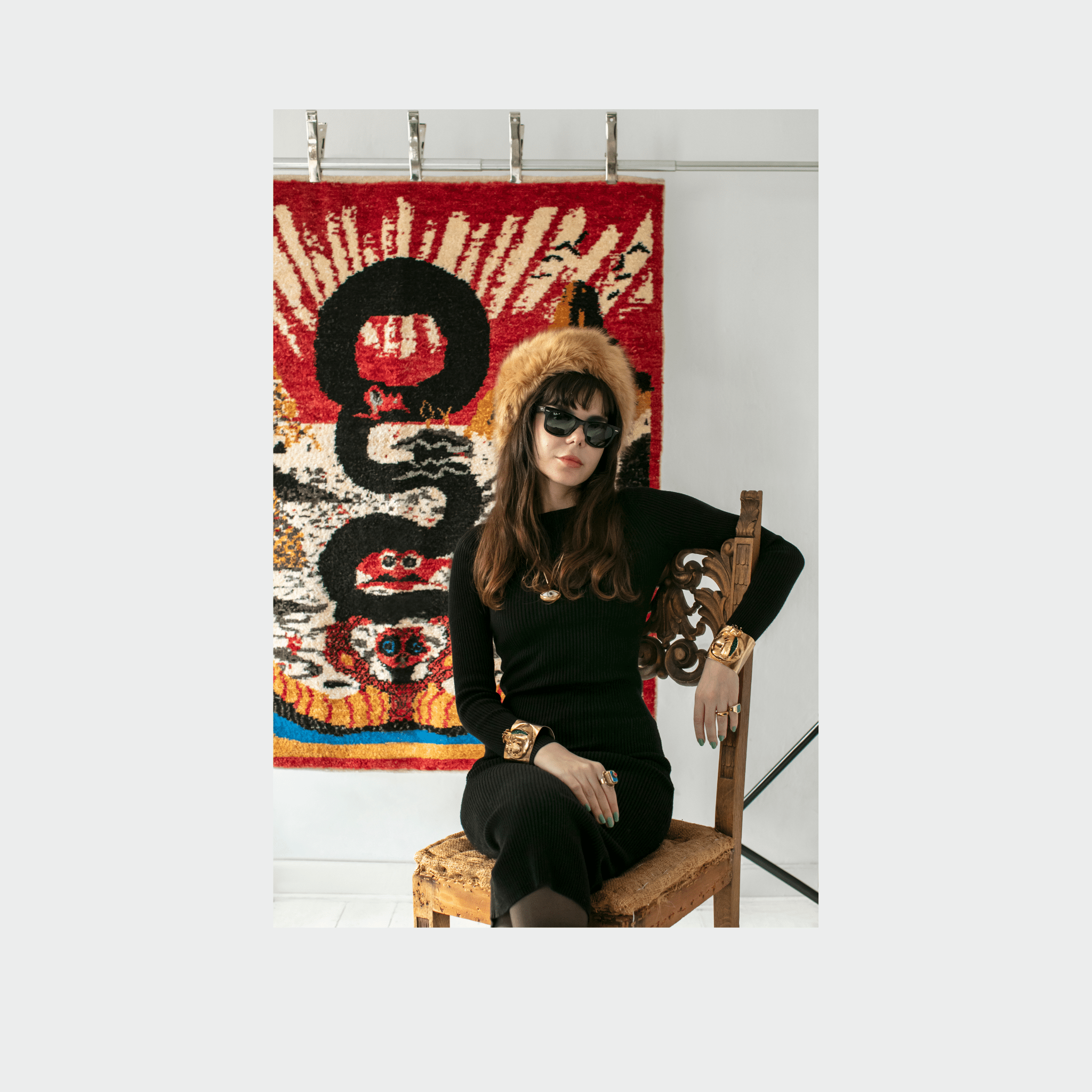 Atlas of Wild Healing - GAYE SU AKYOL- Handwoven Carpet